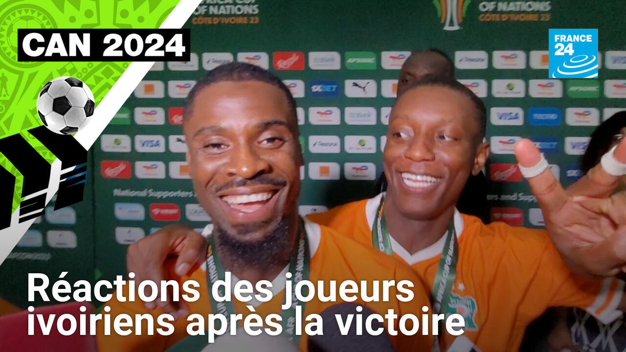 CAN 2024 : réactions des joueurs de la Côte d'Ivoire, nouveaux champions d’Afrique - France 24